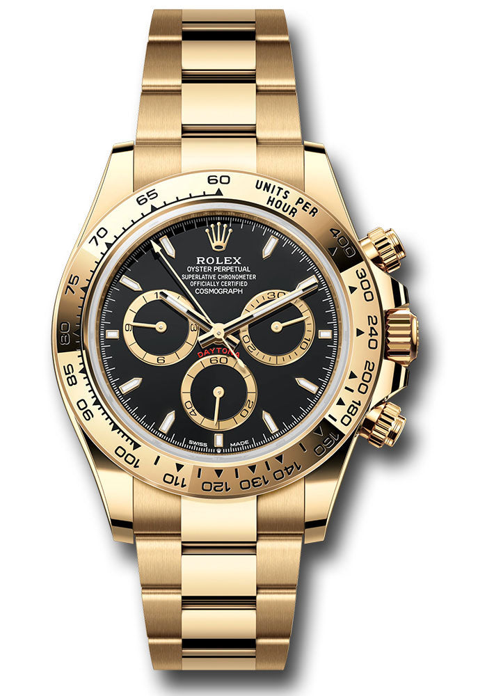 Rolex Yellow Gold Cosmograph Daytona Watch - 126508 bkio